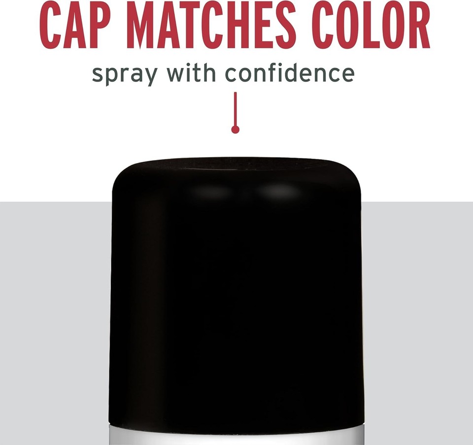 Black, Rust-Oleum Stops Rust Flat Turbo Spray Paint-376298, 24 oz, 6 ...