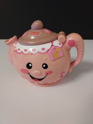 Fisher Price Laugh and Learn Pink Talking Singing TeaPot Toddler ...