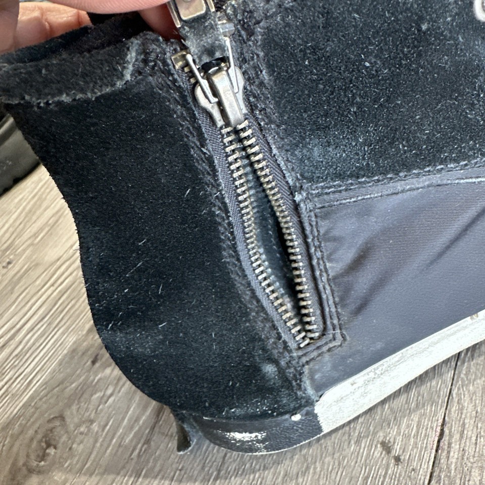 Diesel Mens D-Zippy High Top Sneakers Silver Brown Leather Zip Up Shoes ...