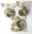 Classic Home Collection Drapery Curtain Rings Set 12 Wood 2" - 2.25 ...