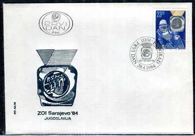 2045c - Yugoslavia 1984 - Jure Franko - Olympic Champion - Skiing - FDC ...