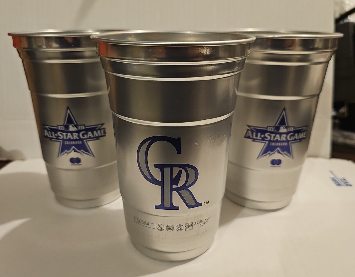 2021 Coors Field MLB All Star Game Aluminum Souvenir Beer Cup Colorado ...
