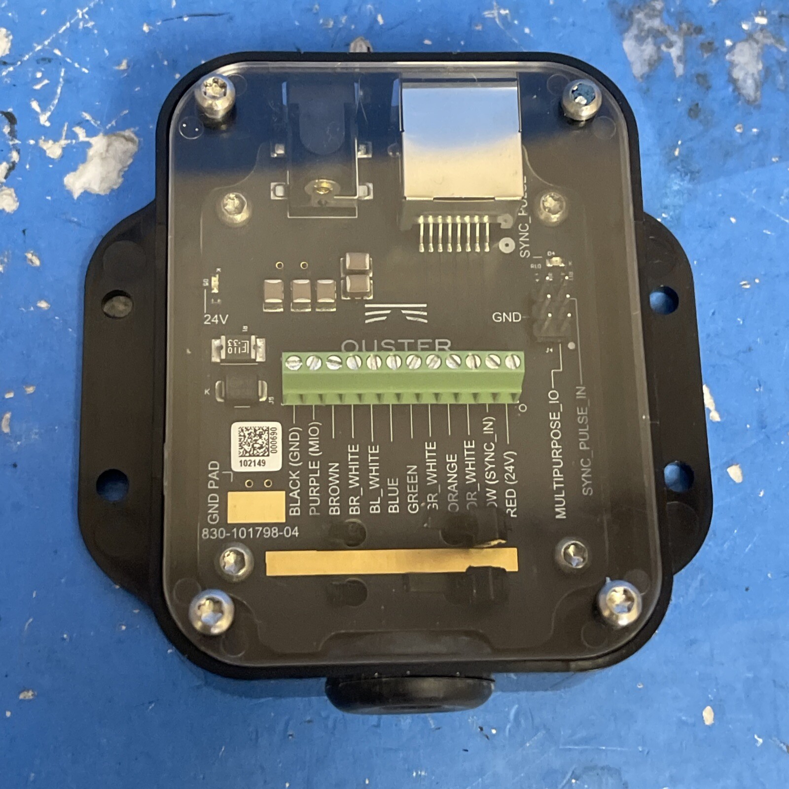 Ouster LiDAR Interface Box Junction Box 830-101798-04 | eBay