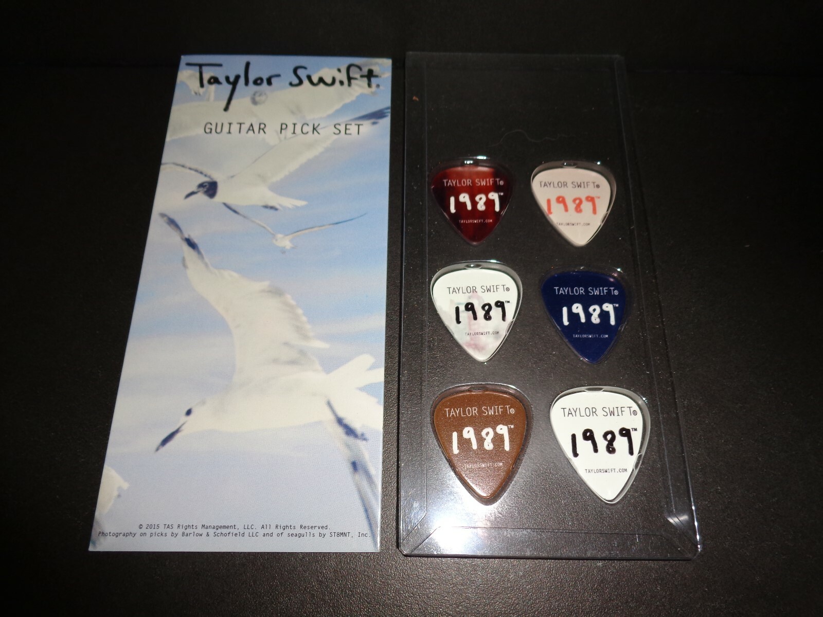 TAYLOR SWIFT Guitar Pick Set 1989 TOUR Taylor Swift 1989 GUITAR PICK ...