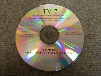 Tube Testers - Tv-7 Tube Tester