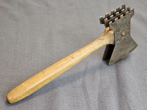 Vintage Double Blades Repositioning Kitchen Meat Cleaver Hatchet ...