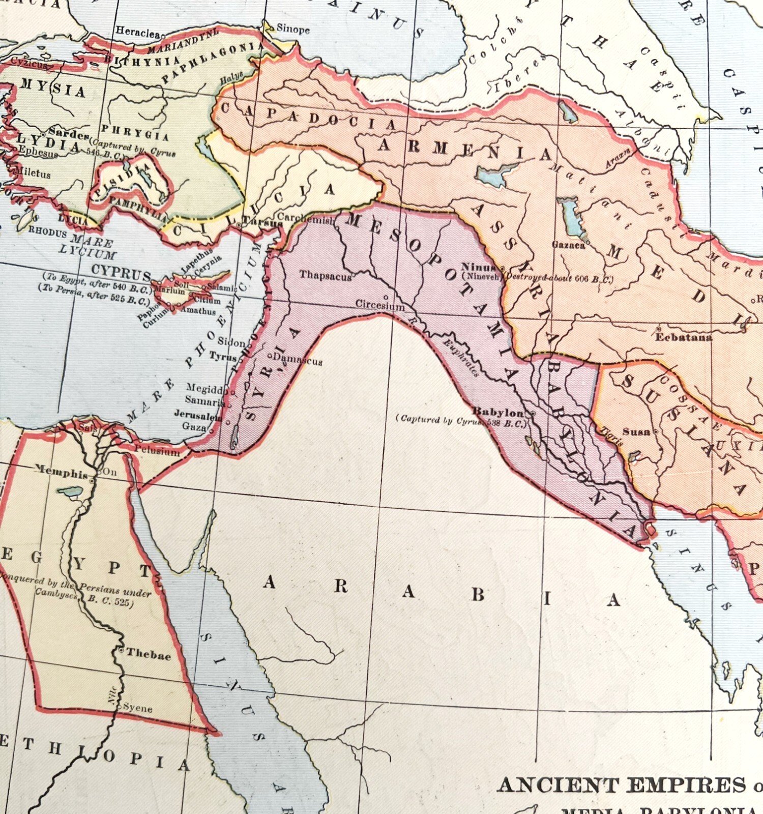 Babylon On World Map