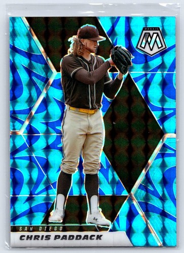 2021 Panini Mosaic #141 Chris Paddack Reactive Blue | eBay