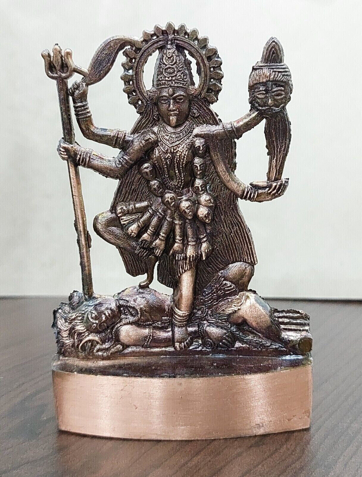 Kali Idol Kaali Statue Symbol Of Fearful Goddess 11 Cm Height Energized ...