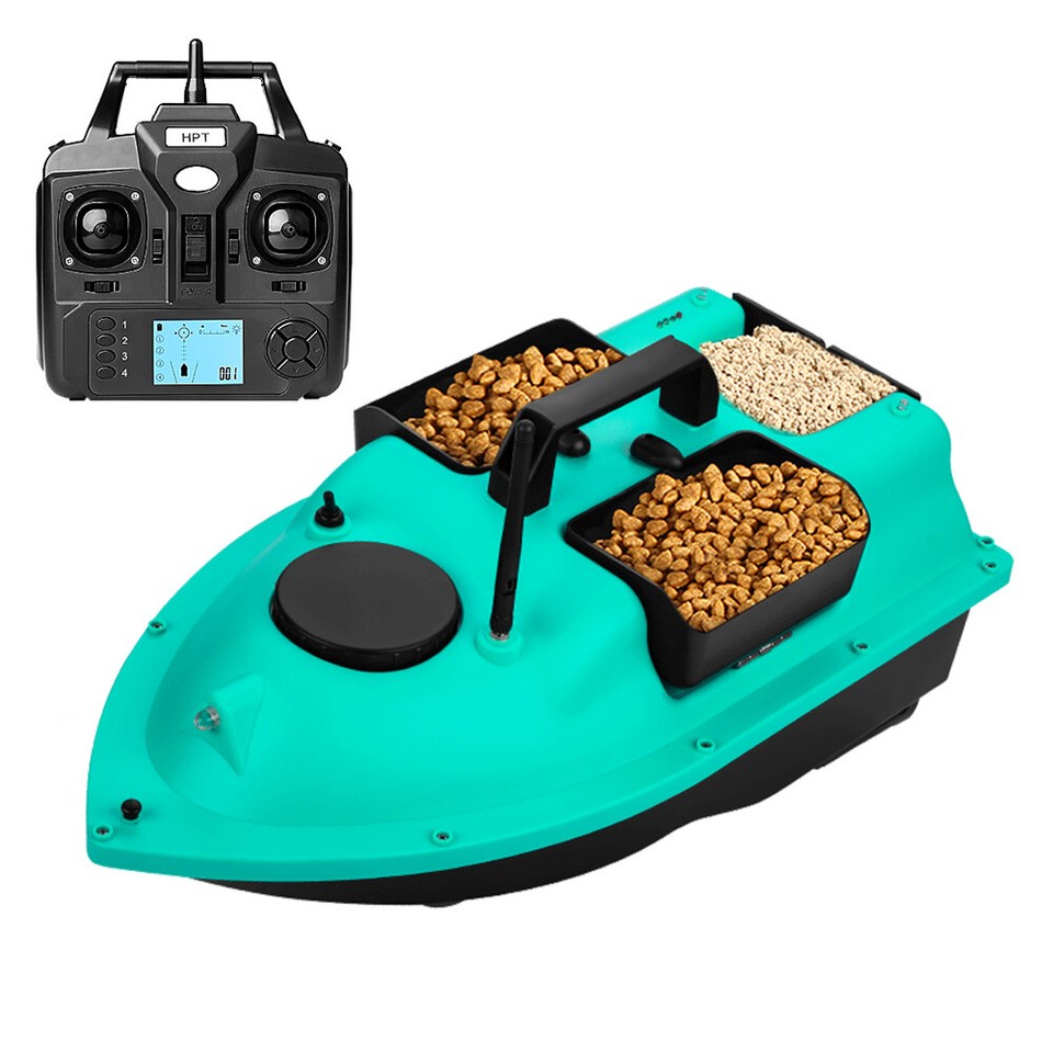 Wireless GPS Bait Boat 3 Bait Box GPS Auto Return Remote Control ...