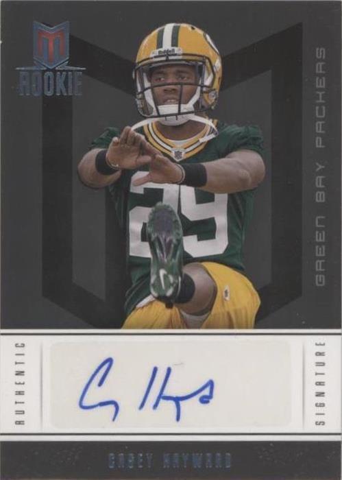 2012 Panini Momentum - Rookie Signature Casey Hayward #207 Platinum /25 ...