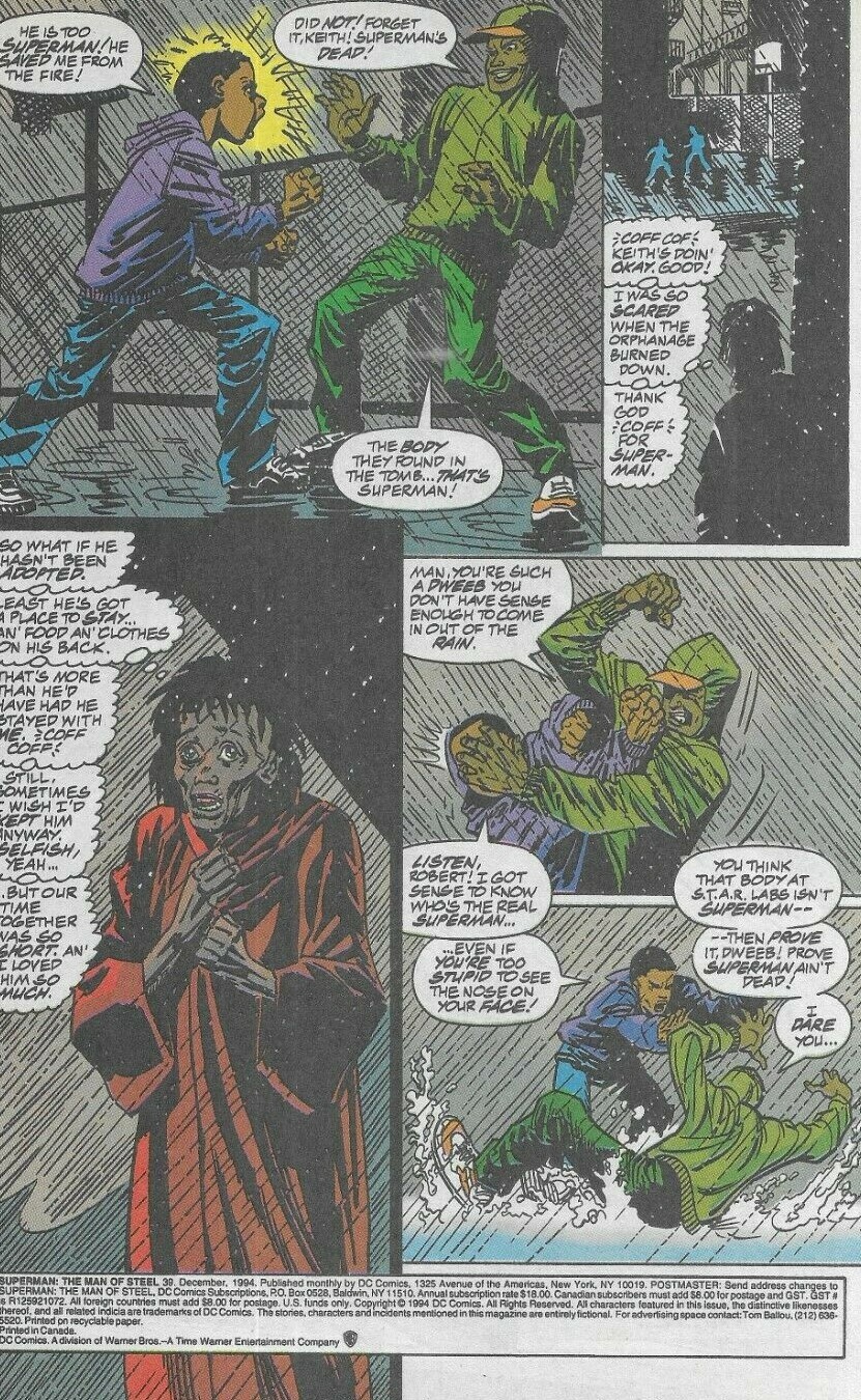 Superman Comic 39 Man Of Steel Cover A First Print 1994 Louise Simonson ...