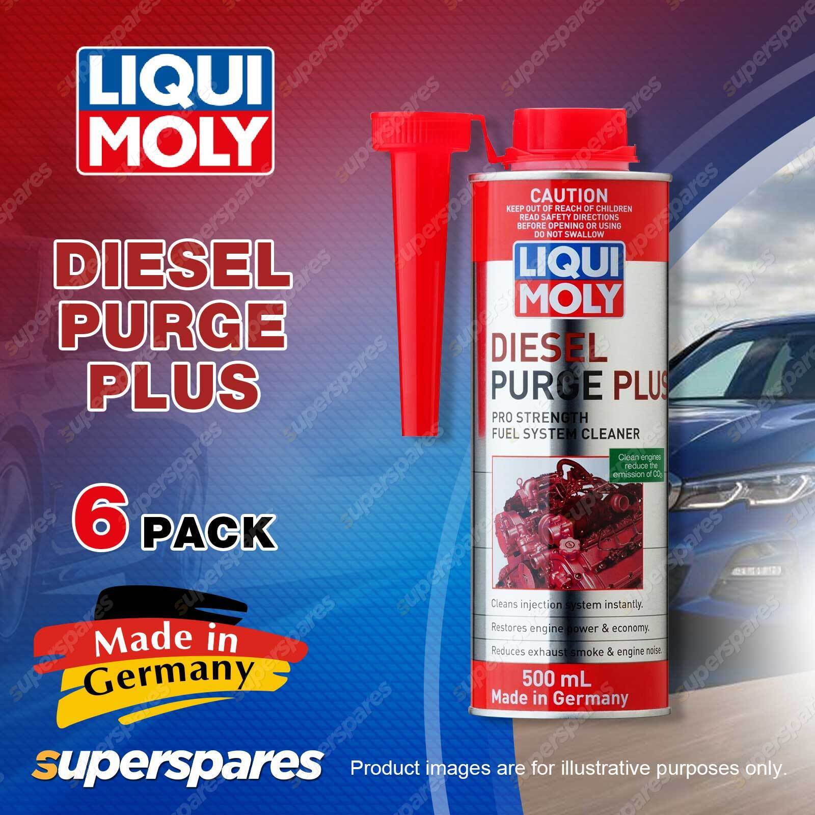 6 x Liqui Moly Diesel Purge Plus Fuel Diesel System Cleaner 500ml ...