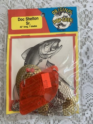 Doc Shelton Sr. Original Pop Geer Trolling 42" long 7 blades NOS | eBay