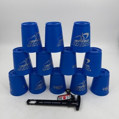 Speed Stacks Cups Set of 12 Blue Official WSSA Cups Speed Stacking | eBay