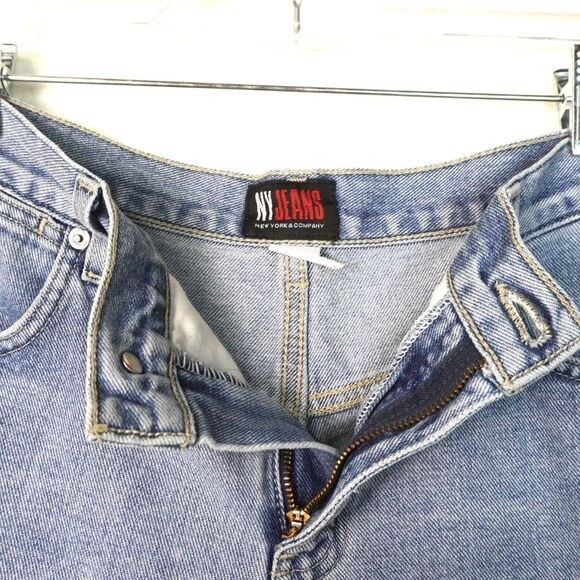 Vintage NY&Co High Rise Denim Shorts 5" Inseam EUC Sz 6 Streetwear ...