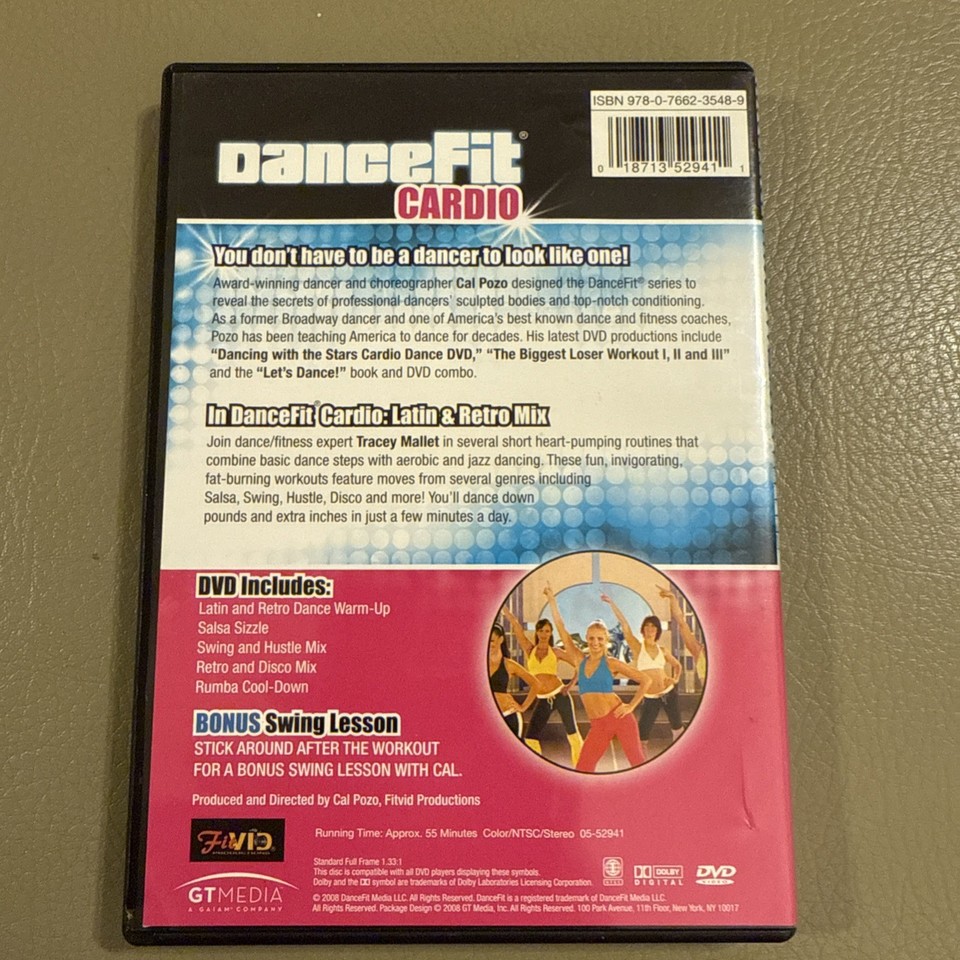 Dancefit Cardio - Latin and Retro Mix (DVD, 2008) Created By Cal Pozo ...