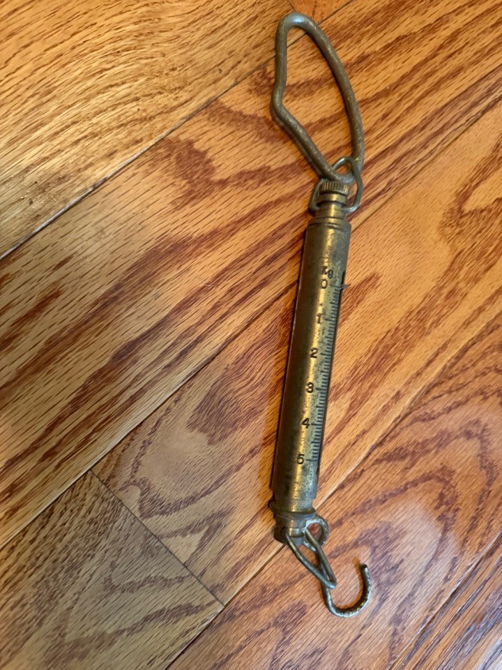 Vintage Chatillon New York Model IN-10 Hanging Scale 0 to 2 lbs P1 | eBay