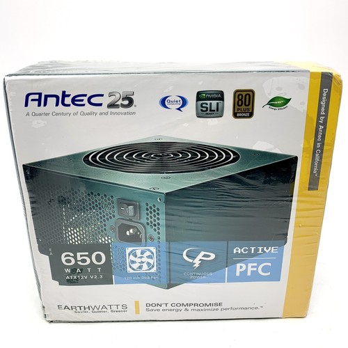 Antec EarthWatts EA-650 Green 650 Watt 80 Plus Bronze Power Supply ...