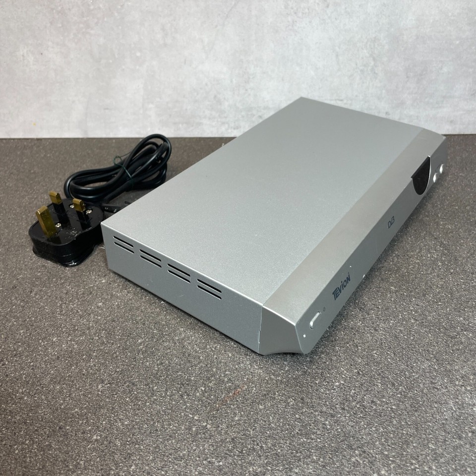Tevion DVB Freeview Digital Set-Top TV Reciever Box, Twin Scart, Silver ...