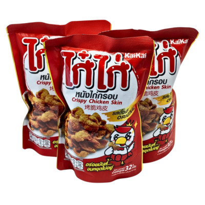 KaiKai Crispy Chicken Skin Mix Spice Original Flavor Thai Snack ...