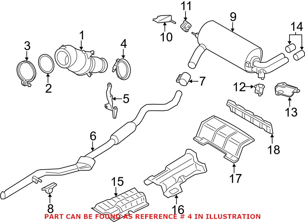 Genuine OEM Exhaust Clamp for BMW 18307628660 | eBay