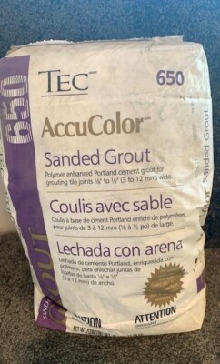 TEC AccuColor Premium Sanded Grout 650 ( #969 Coffee) 25 lbs | eBay