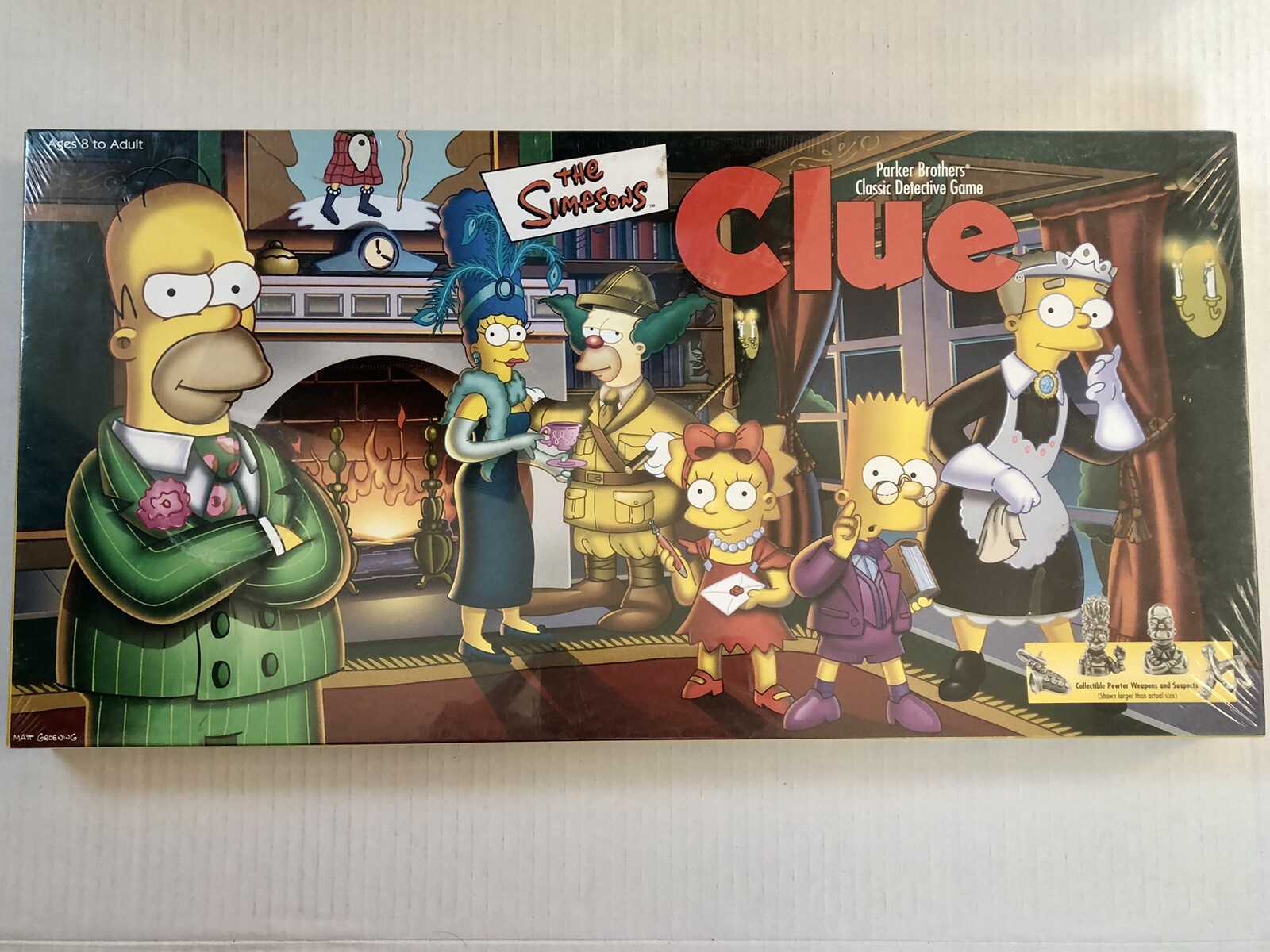The Simpsons Clue Board Game 2000 Hasbro Brand New & Sealed | eBay