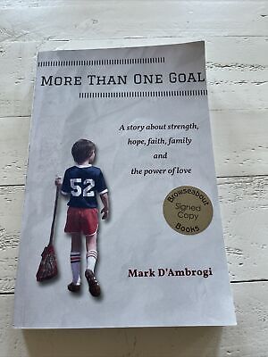 More Than One Goal Paperback by Mark D'Ambrogi SIGNED COPY ...