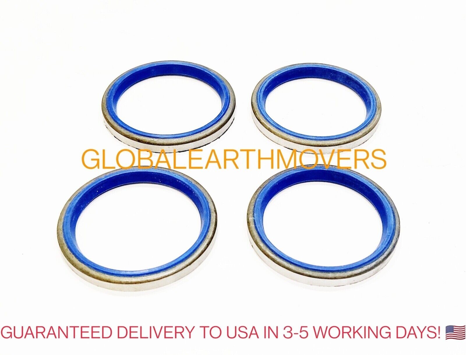 JCB PARTS - SEAL PIVOT PIN GREASE, 50MM, SET OF 4 PCS. (PART NO. 813/ ...