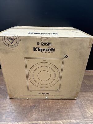 12" Klipsch High-Performance Wireless Subwoofer R-120SWI ( 2023 model ...