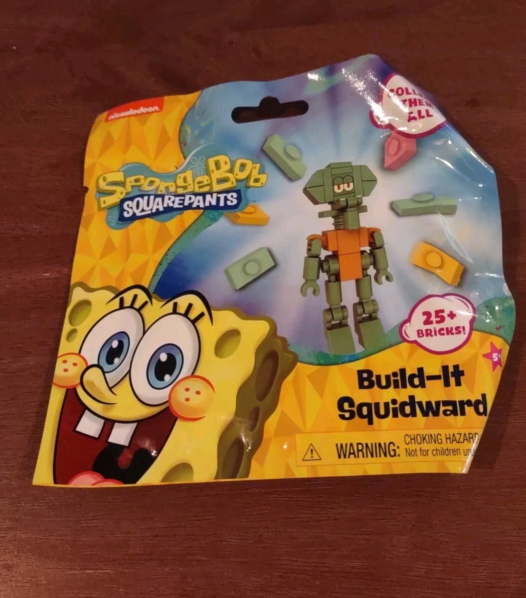 Squidward Build-it Spongebob Squarepants figure (new) Just Play Htf | eBay