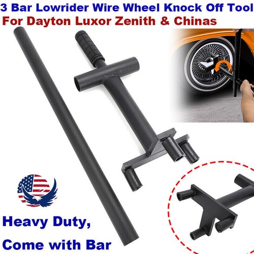 3 Bar Wire Wheel Knock Off Tool Kit For Dayton Chinas Zenith Lowrider ...
