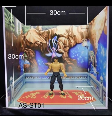 AS-ST01: 1/12 scale Backdrop Diorama for Jada Street Fighter Fei Long ...