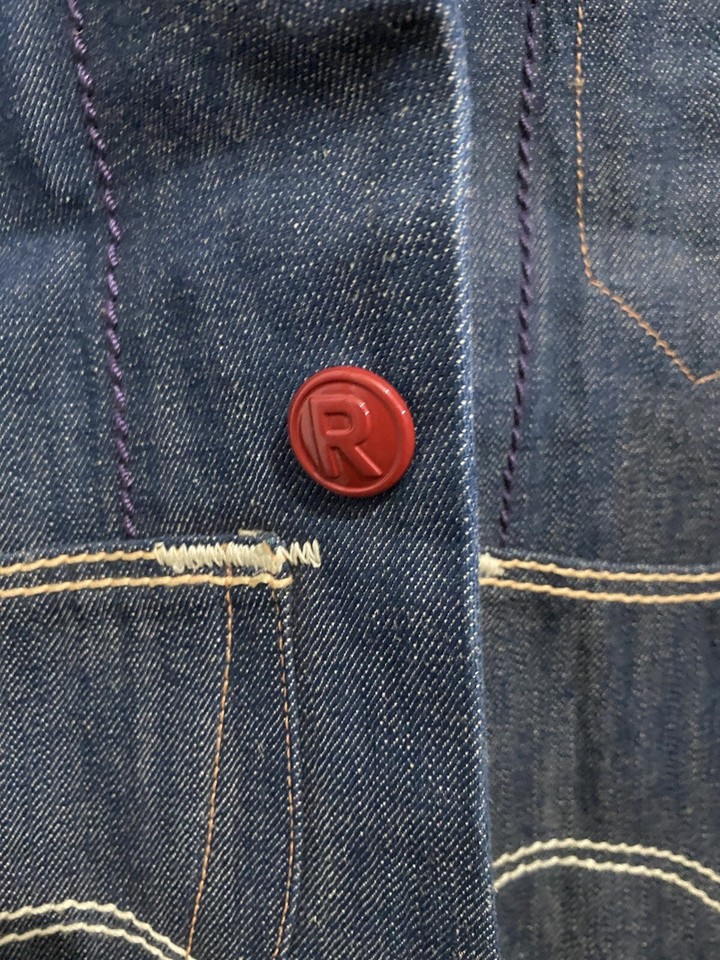 LEVI'S RED] Levi's Red "GUY'S BOW JACKET Denim Jacket size M '' K | eBay