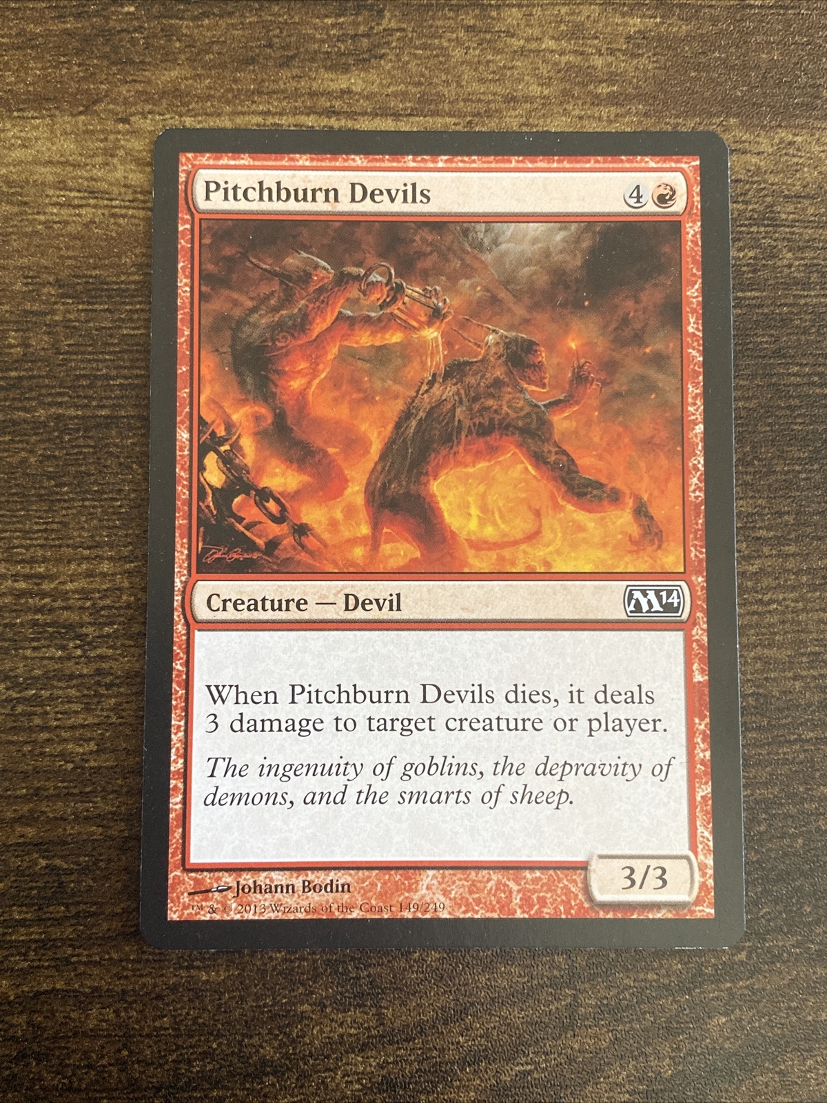 Pitchburn Devils 149/249 M14 Magic 2014 MTG Magic The Gathering D7521 ...