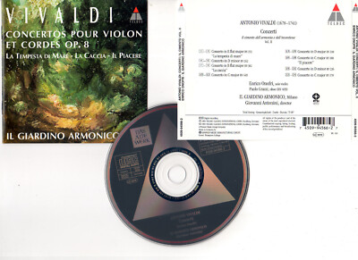 VIVALDI "Concertos pour Violon et Cordes op.8" (CD) Enrico Onofri ...