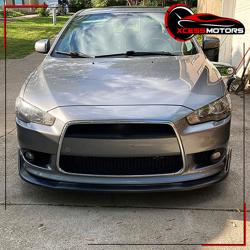 Fits 09-15 Mitsubishi Lancer GT GTS CS Front Bumper Lip Spoiler ...