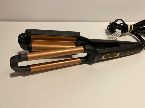 ION Titanium 301197 Triple Barrel Hair Waver Crimper - Great Condition ...