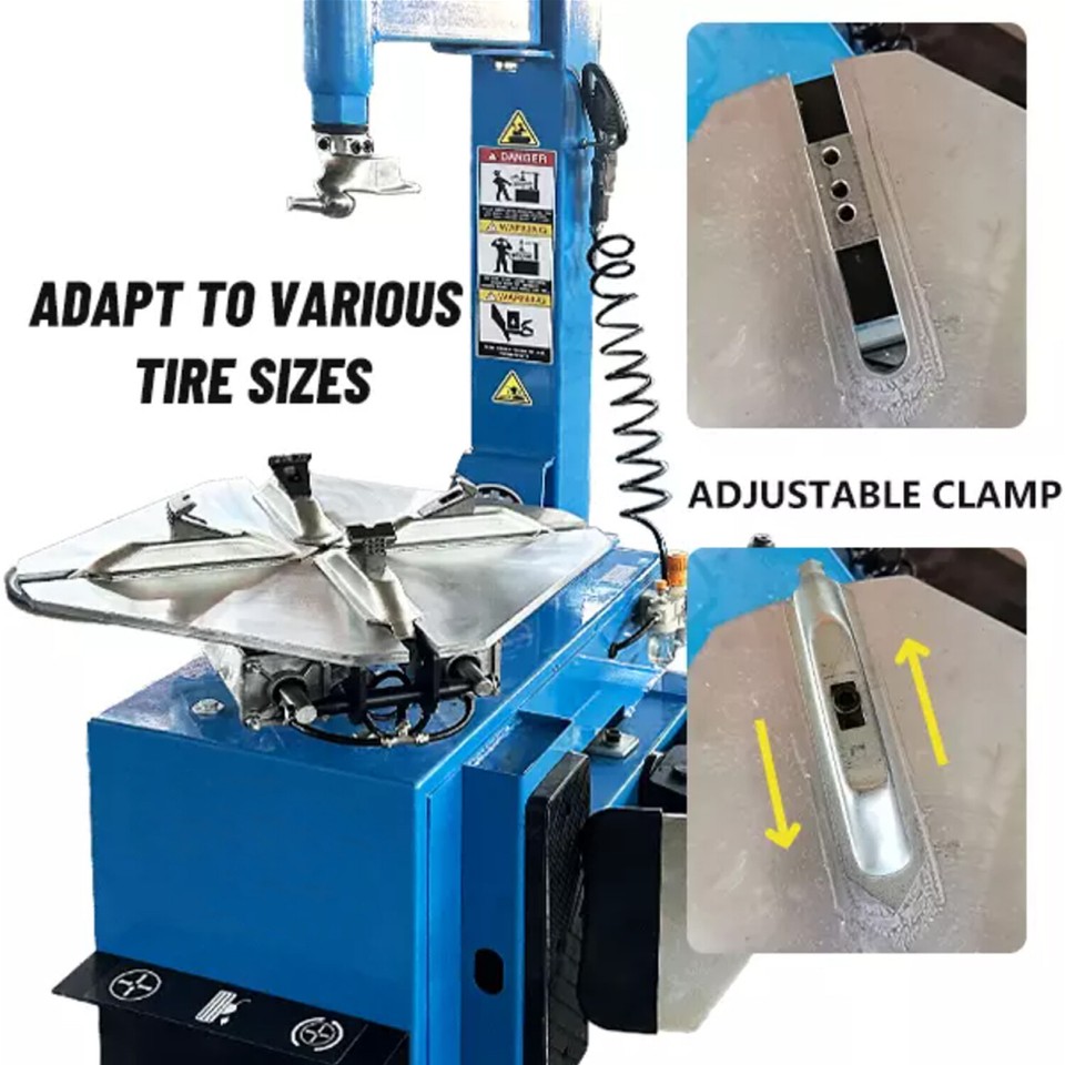 M&E -T450 Swing Arm Tire Changer Machine 2.0Hp Wheel Changer Tire ...