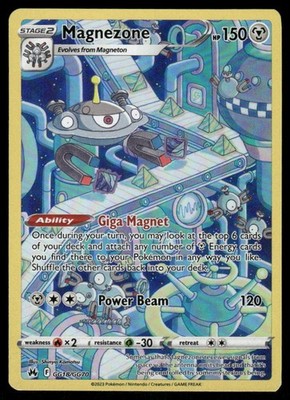 Pokemon Cards Magnezone GG18/GG70 Crown Zenith Galarian Gallery Holo NM ...