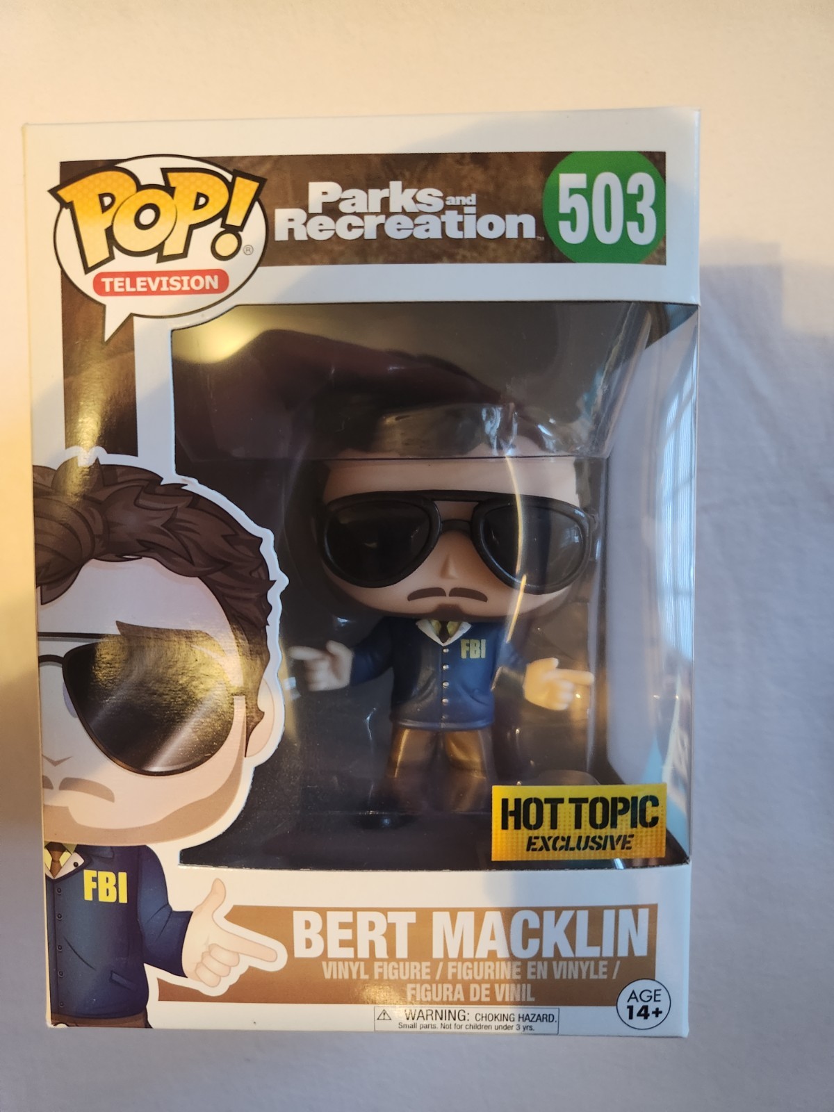 Funko Pop! Vinyl: Andy Dwyer (as Bert Macklin) - Hot Topic (Exclusive ...