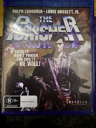 RARE THE PUNISHER 1989 REGION FREE BLU RAY INCLUDES WORKPRINT AND ...