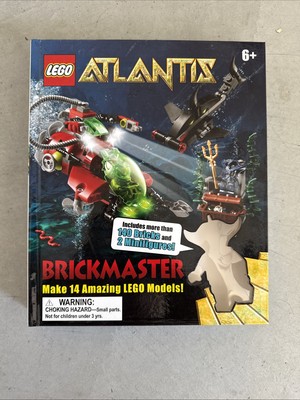 Lego Atlantis Brickmaster Set Book 2 Mini Figures Treasure Chest ...