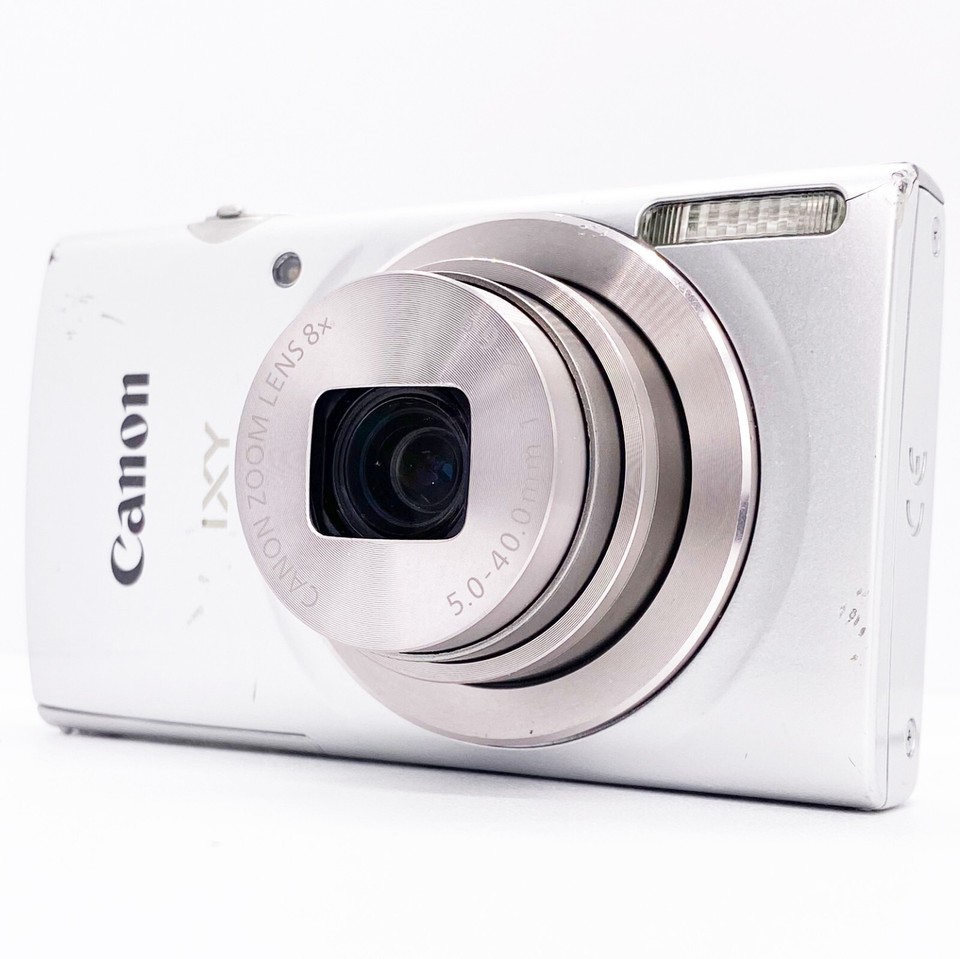Canon IXY 180 Silver PowerShot ELPH 180 IXUS 175 20MP 8x Digital Camera ...