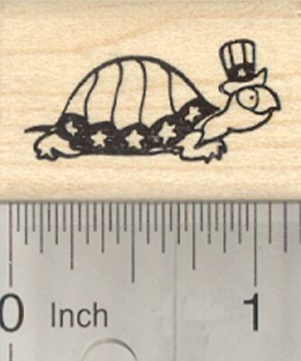 4th of July Turtle Rubber Stamp, Patriotic Tortoise A27716 WM | eBay