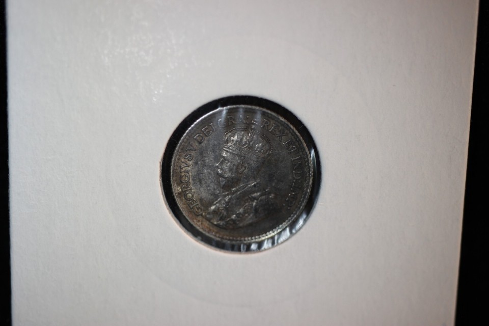 1920 Canada 5 cents silver coin,high grade collectible coin,free ...