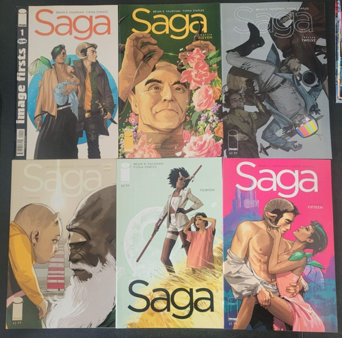 SAGA #11-35 (2013) IMAGE COMICS FULL RUN OF 25 ISSUES! BRIAN K VAUGHAN ...