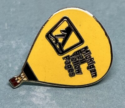 Michigan Bell Yellow Pages Lapel Pin | eBay