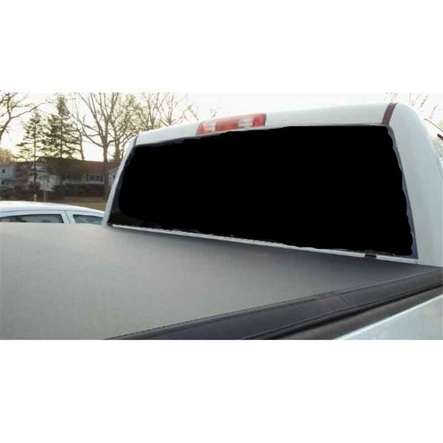 22"x65" Universal Truck Pickup Rear Window Perforated Decal Tint ...